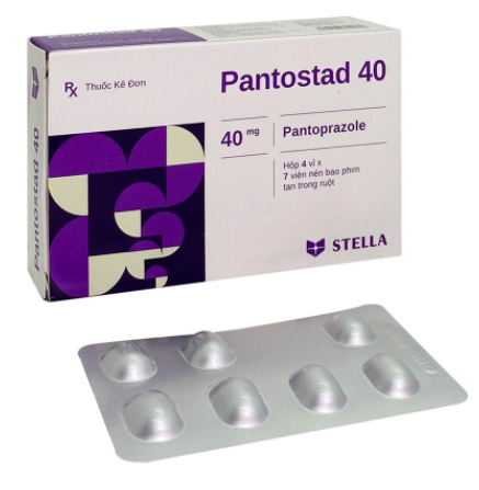 Pantostad Pantoprazole 40mg viên nén bao phim Stella (H/28v) | Top Thuốc